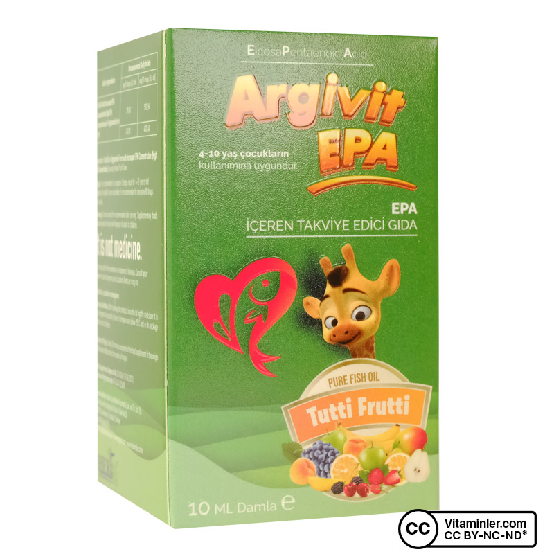 Argivit EPA Balık Yağı 10 Ml - Omega 3 | Vitaminler