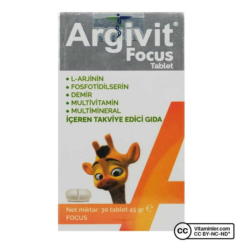 Argivit Focus 30 Tablet - Multivitaminler | Vitaminler