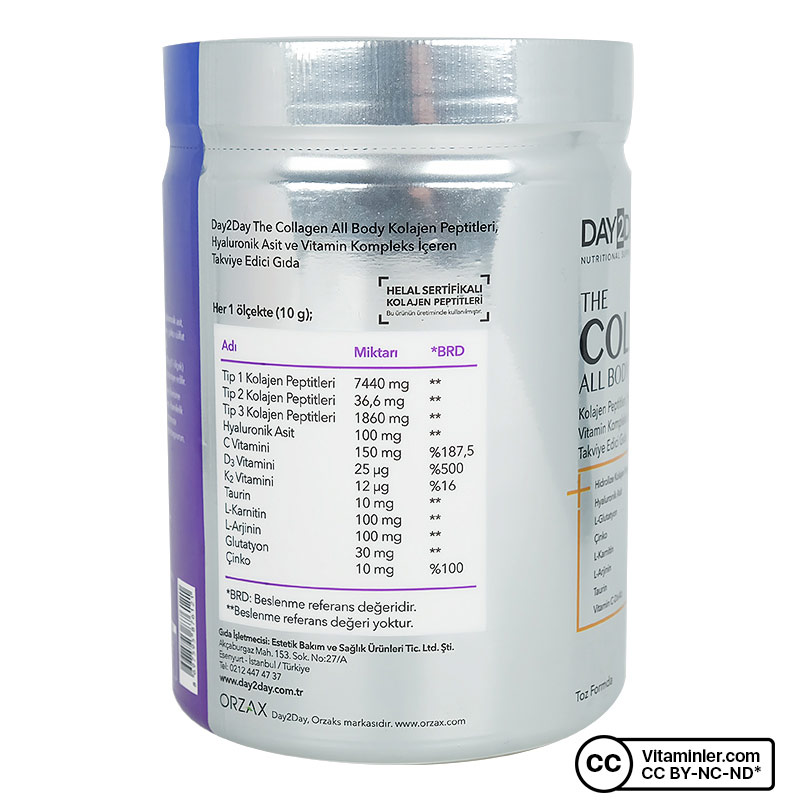 Day2Day The Collagen All Body 300 Gr | Vitaminler