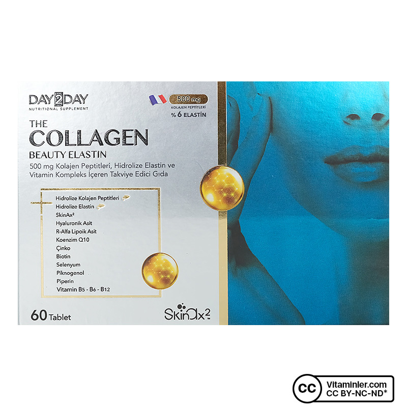 Day2Day The Collagen Beauty Elastin 60 Tablet | Vitaminler