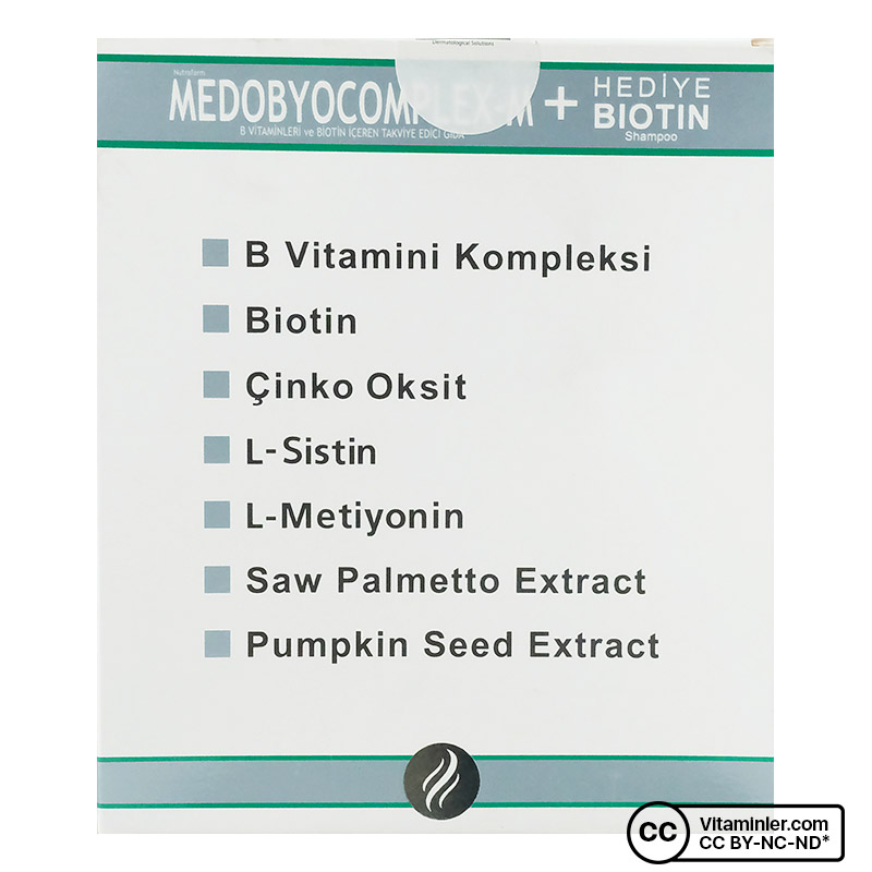 Dermoskin Medobiocomplex-M Erkek 60 Kapsul + Biotin Şampuan 200 mL ...