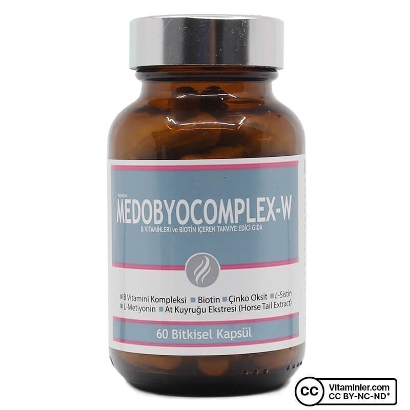 Dermoskin Medobiocomplex-W Kadın 60 Kapsul + Biotin Şampuan 200 mL ...