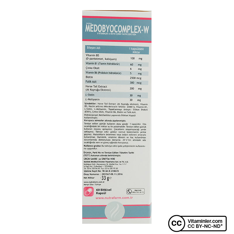 Dermoskin Medobiocomplex-W Kadın 60 Kapsul + Biotin Şampuan 200 mL ...