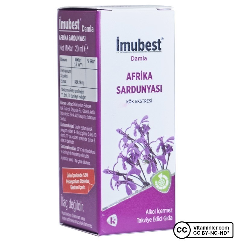 Imubest Afrika Sardunyası Damla 20 mL | Vitaminler