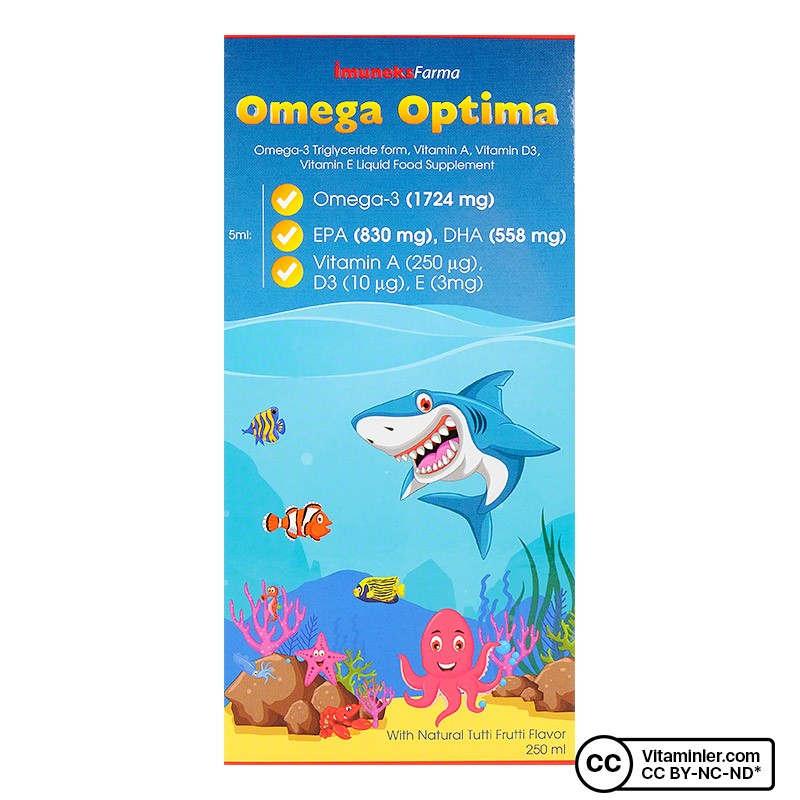 Imuneks Omega Optima 250 Ml - Omega 3 | Vitaminler