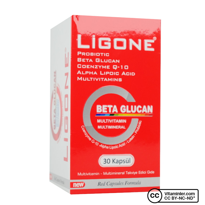 Ligone Beta-Glucan Probiotic Multivitamin 30 Kapsül | Vitaminler
