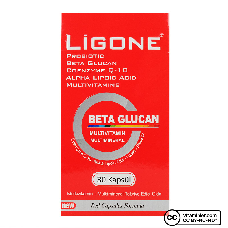 Ligone Beta-Glucan Probiotic Multivitamin 30 Kapsül | Vitaminler