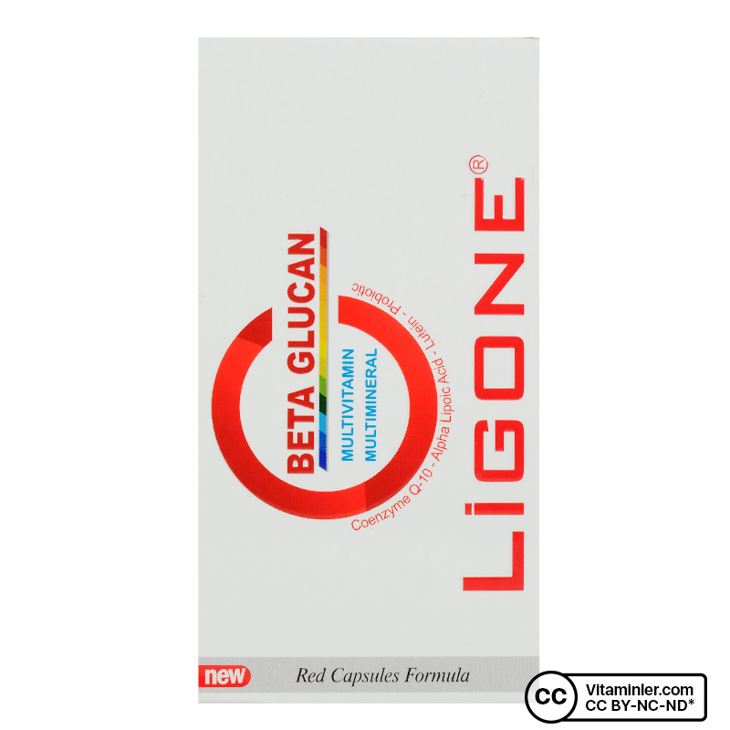 Ligone Beta-Glucan Probiotic Multivitamin 30 Kapsül | Vitaminler