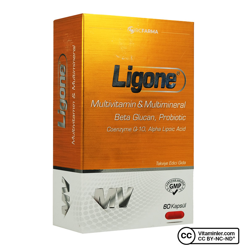Ligone Beta-Glucan Probiotic Multivitamin 60 Kapsül | Vitaminler