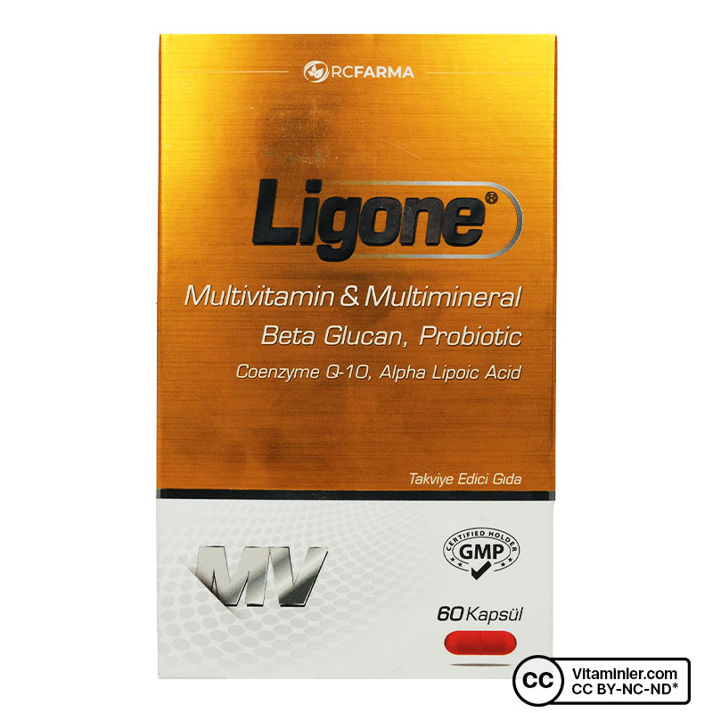 Ligone Beta-Glucan Probiotic Multivitamin 60 Kapsül | Vitaminler