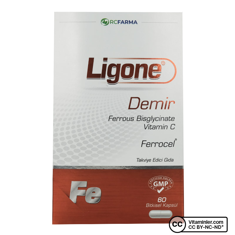 Ligone Demir 60 Kapsül - Demir | Vitaminler