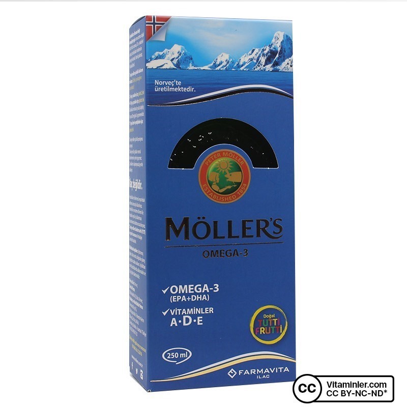 Möller's Omega 3 Cod Liver Oil 250 mL | Vitaminler