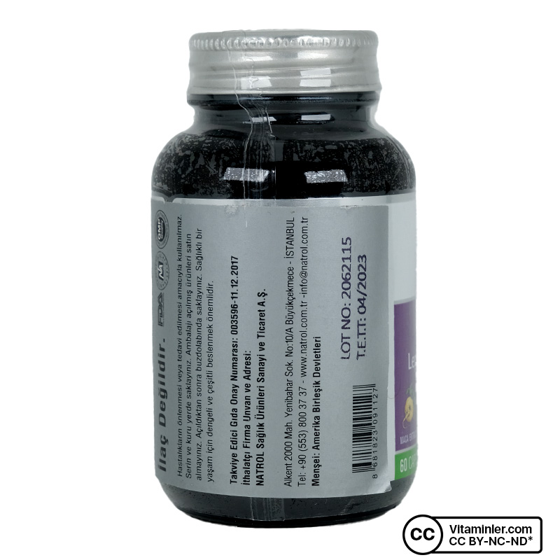 Natrol Macarol 500 Mg 60 Kapsül | Vitaminler