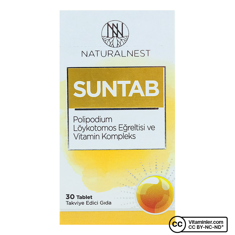 NaturalNest Suntab 30 Tablet | Vitaminler