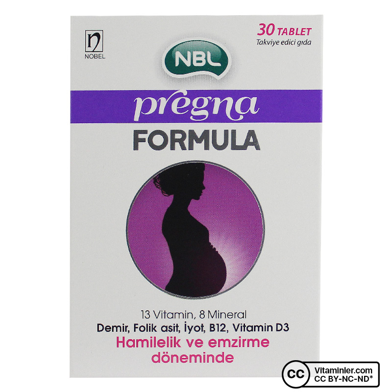 NBL Pregna Formula 30 Tablet | Vitaminler