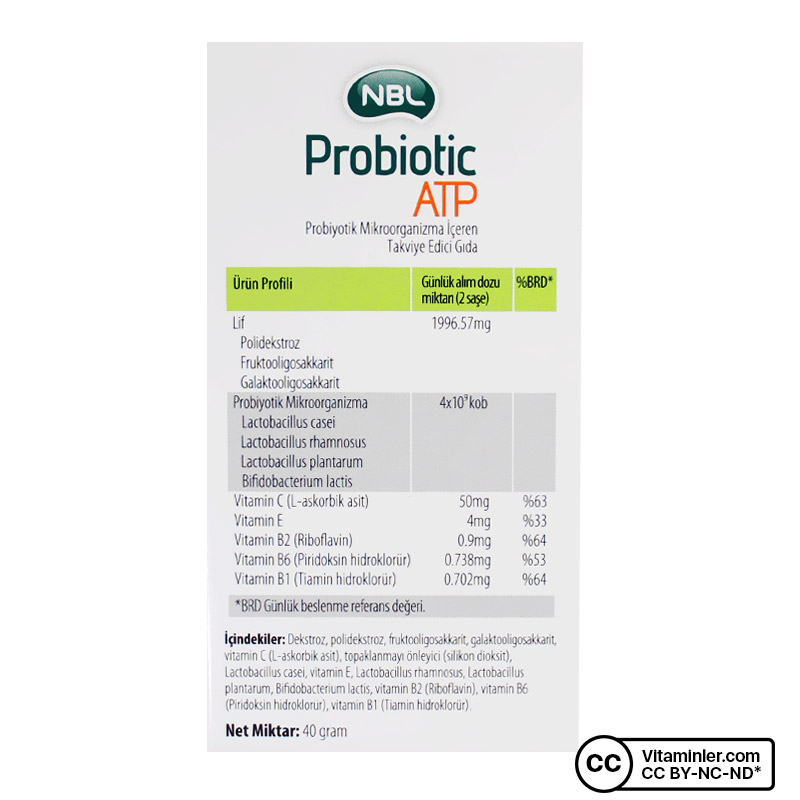 NBL Probiotic ATP 20 Saşe - Probiyotik | Vitaminler