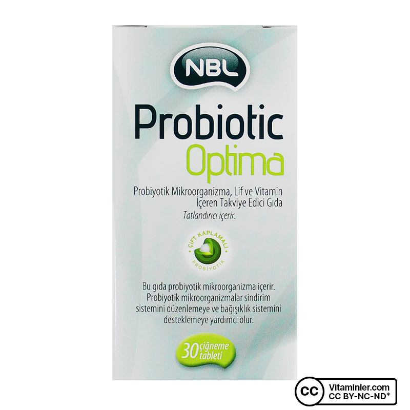 NBL Probiotic Optima 30 Tablet | Vitaminler