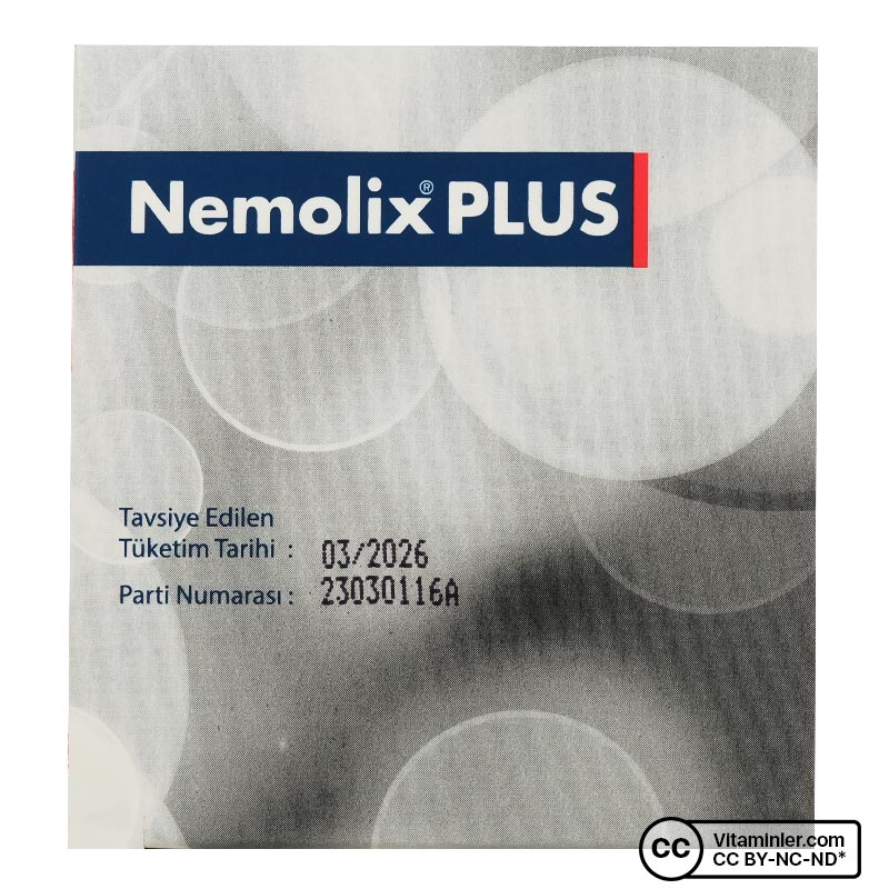 Nemolix Plus Yumurta Kabuğu Zarı 3 x 30 Tablet | Vitaminler
