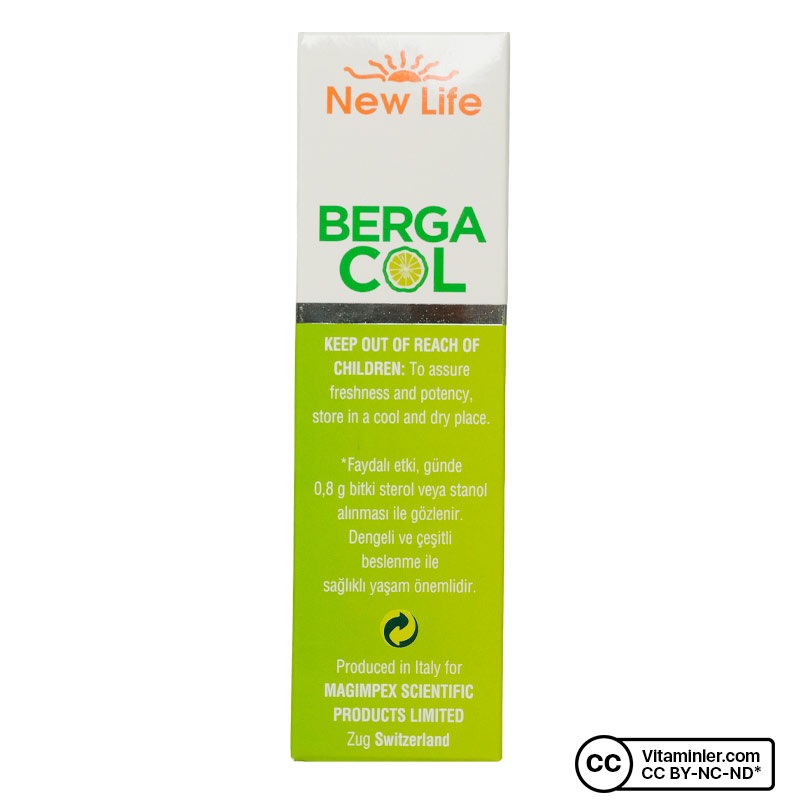 New Life Bergacol 60 Tablet | Vitaminler