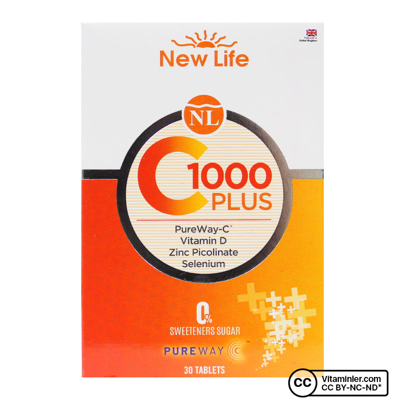 New Life C-1000 Plus C Vitamini 30 Tablet - C Vitaminleri