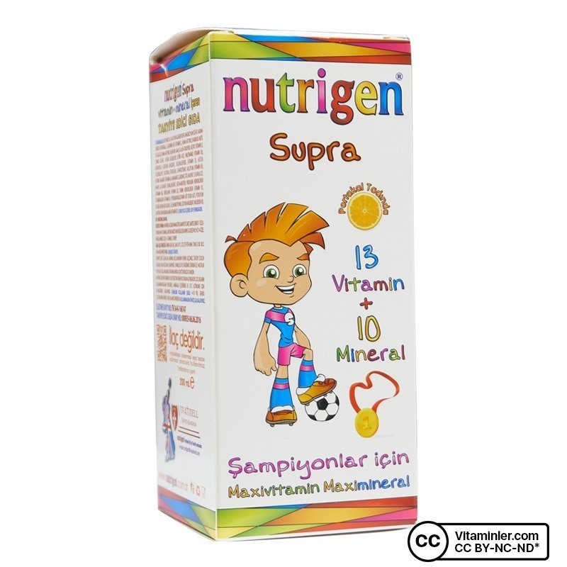 Nutrigen Supra Multivitamin Şurup 200 mL Portakal | Vitaminler
