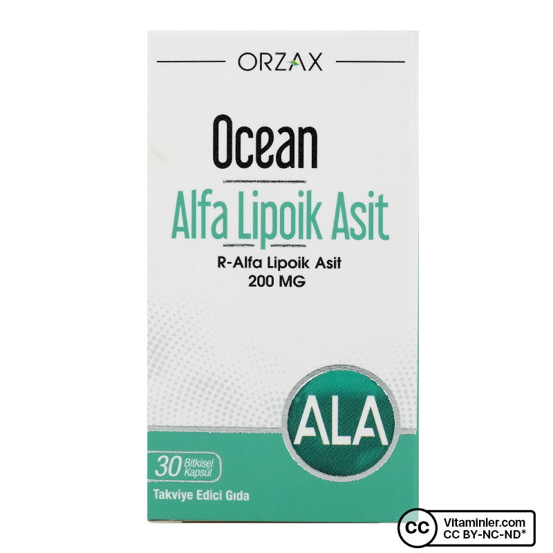 Ocean Alfa Lipoik Asit 200 Mg 30 Kapsül | Vitaminler
