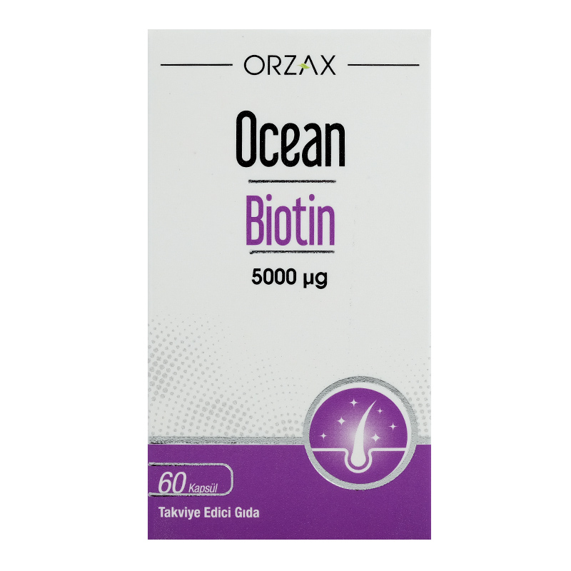 Ocean Biotin 5000 Mcg 60 Kapsül - B Vitaminleri