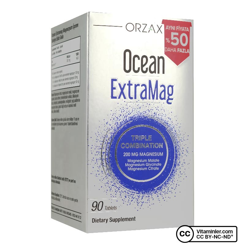 Ocean Extramag 90 Tablet - Magnezyum | Vitaminler