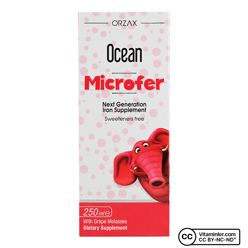 Ocean Microfer Şurup 250 Ml - Demir | Vitaminler