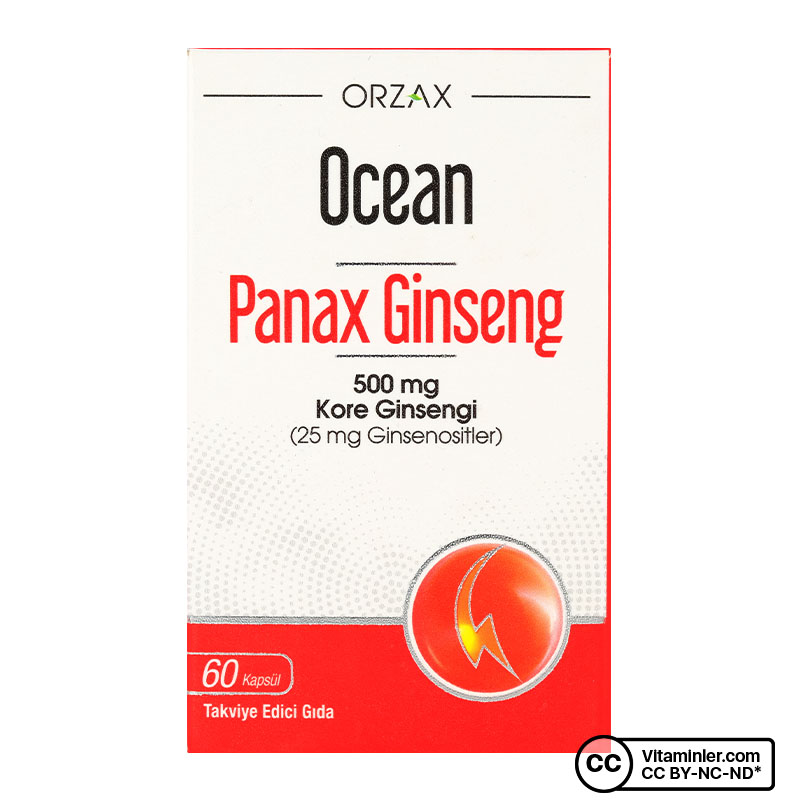 Ocean Panax Ginseng 60 Kapsül - Ginseng | Vitaminler