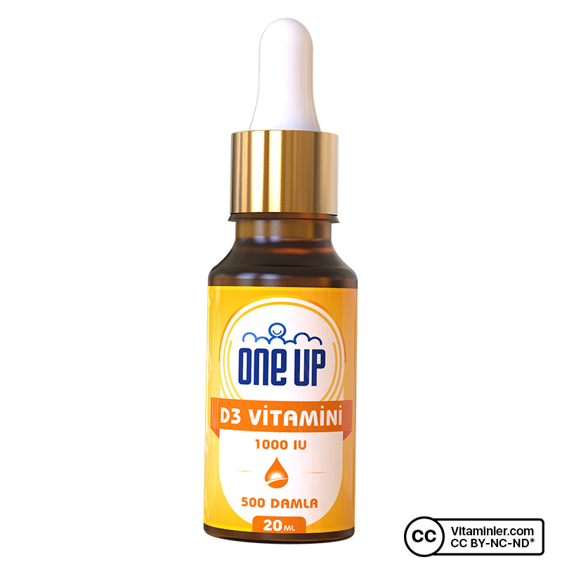 One Up D3 Vitamini 1000 IU 20 Ml Damla - D Vitaminleri