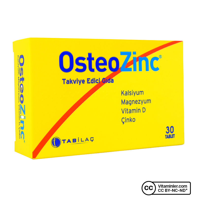 Osteozinc 30 Tablet - Kalsiyum | Vitaminler
