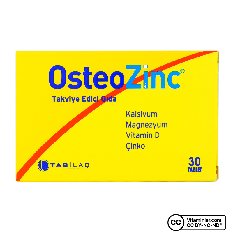Osteozinc 30 Tablet - Kalsiyum | Vitaminler