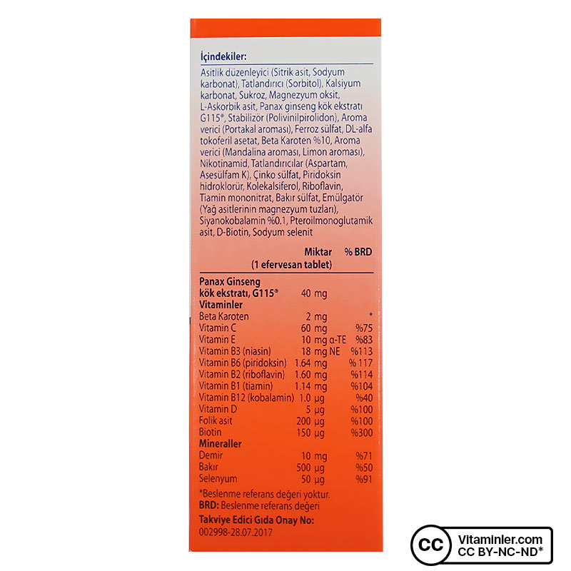 Pharmaton Efervesan Tablet 20 Tablet | Vitaminler