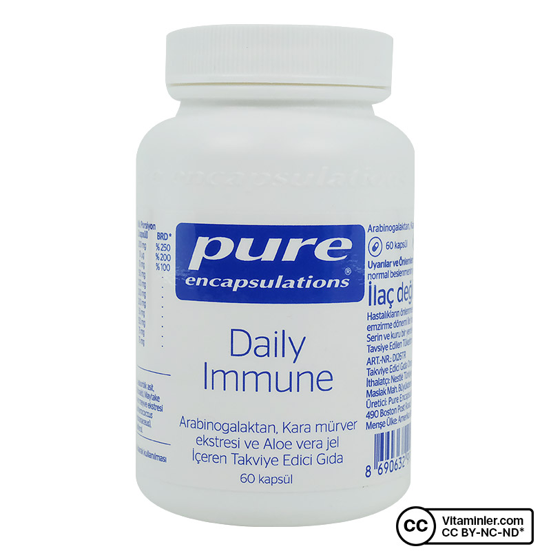 Pure Encapsulations Daily Immune 60 Kapsül | Vitaminler