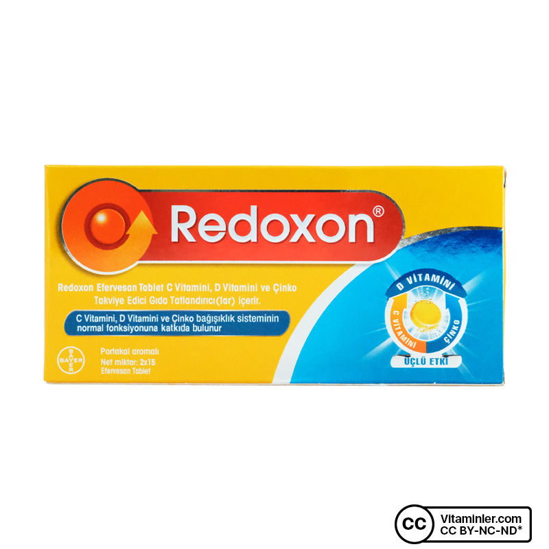 Redoxon 3'Lü Etki C, D Vitamini Ve Çinko 30 Efervesan Tablet - C ...
