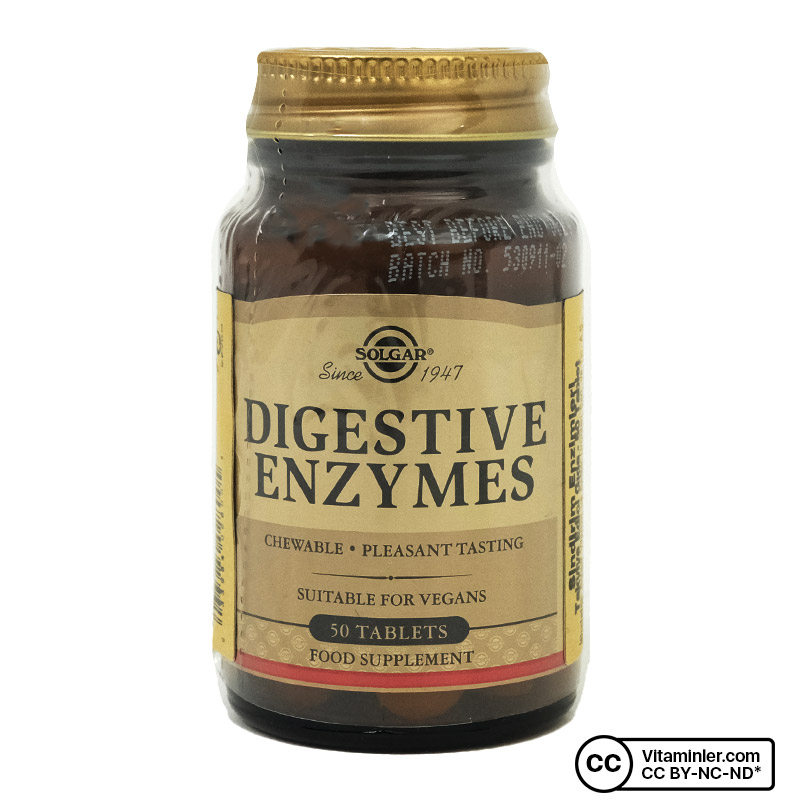 Solgar Digestive Enzymes 50 Tablet | Vitaminler