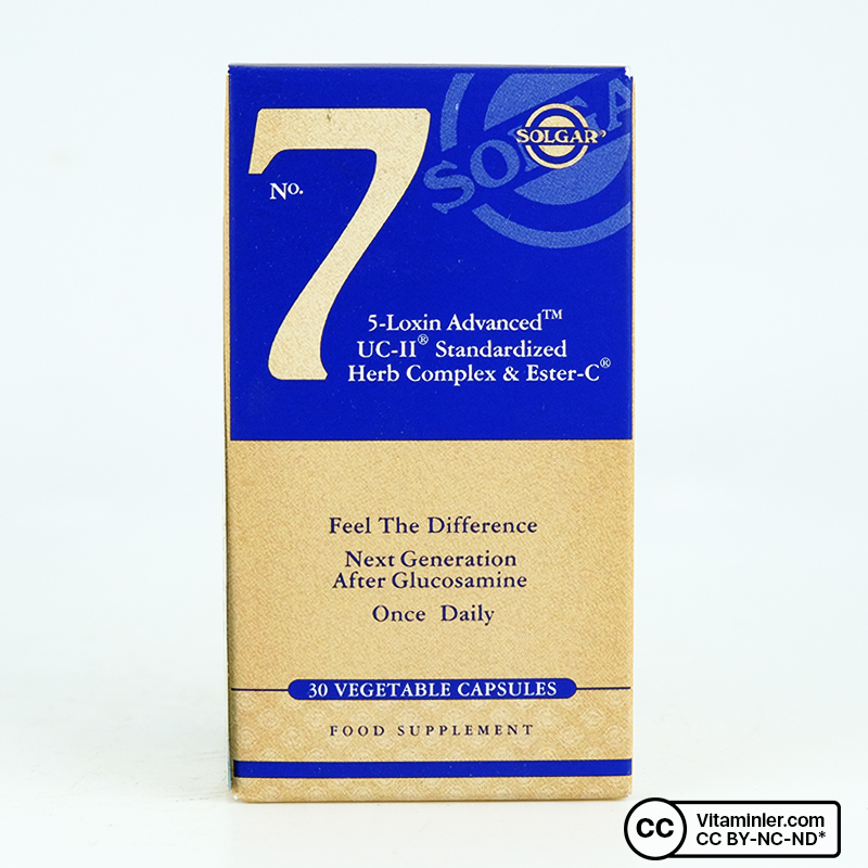 Solgar No-7 30 Kapsül - Tip II Kolajen | Vitaminler