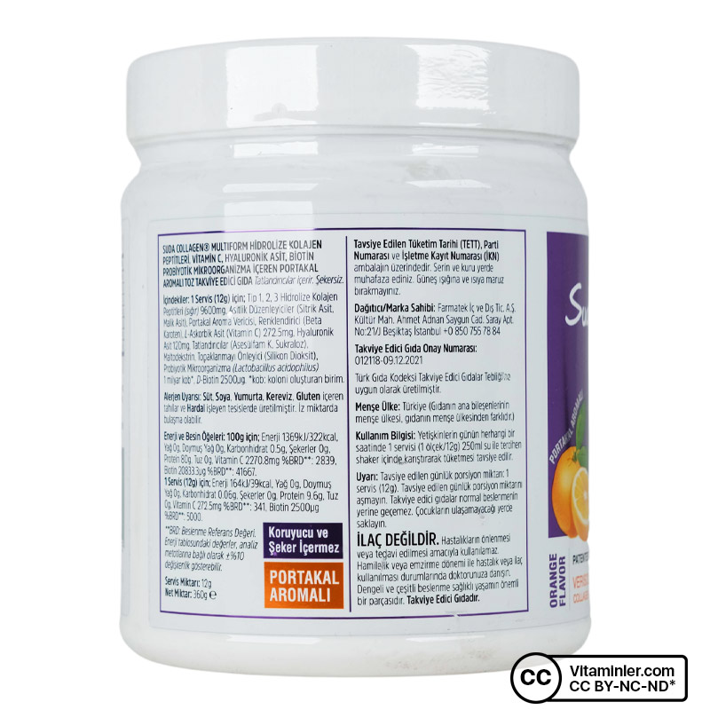 Suda Collagen Multiform 360 Gr | Vitaminler