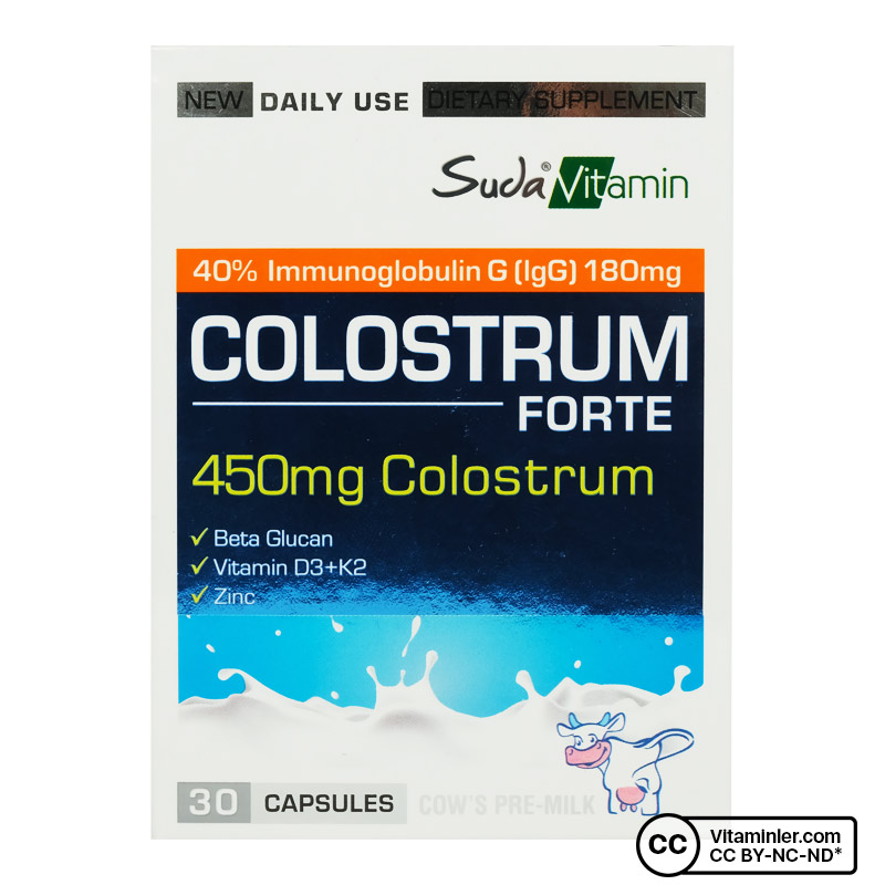 Suda Vitamin Colostrum Forte 30 Kapsül | Vitaminler