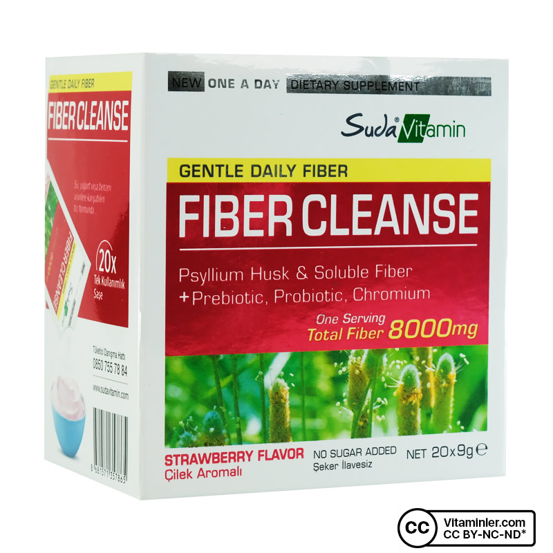 Suda Vitamin Fiber Cleanse 20 Saşe | Vitaminler