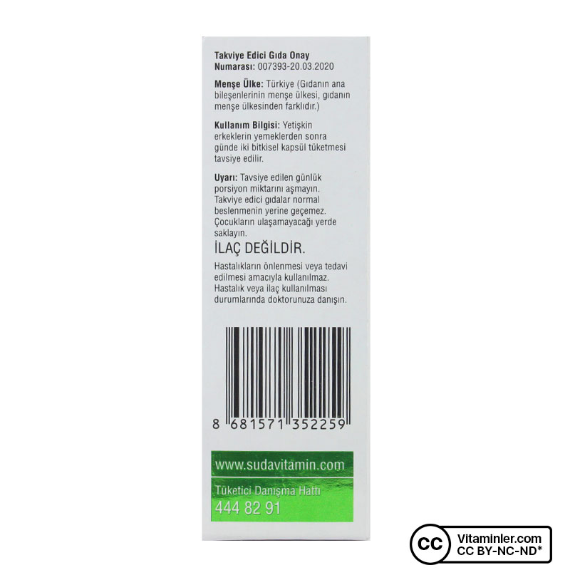 Suda Vitamin Proxine 60 Kapsül | Vitaminler