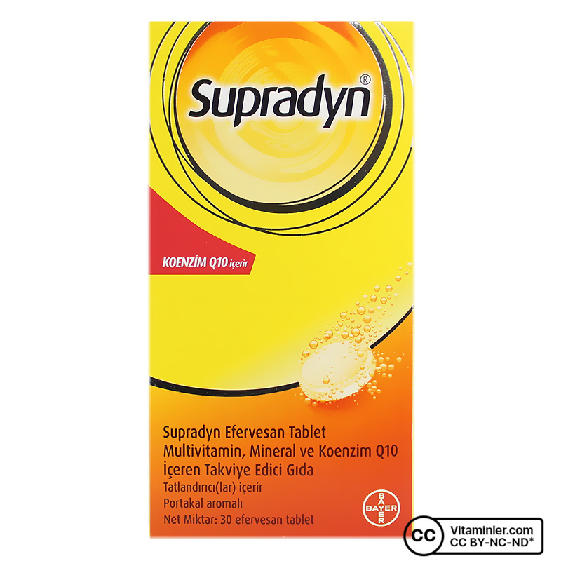 Supradyn All Day Efervesan 30 Tablet | Vitaminler