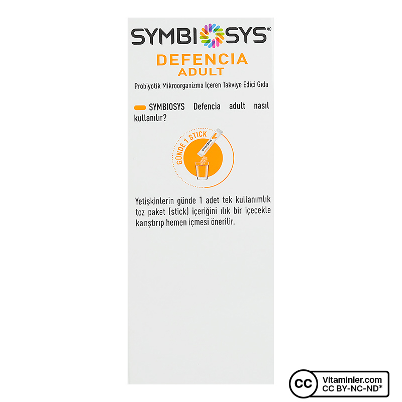 Symbiosys Defencia Adult Probiyotik 30 Saşe | Vitaminler