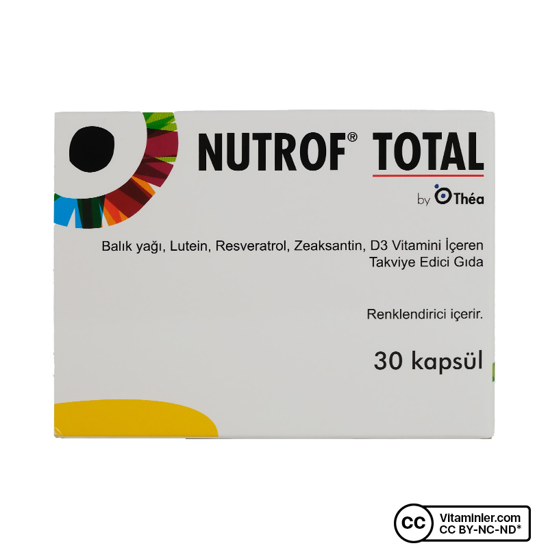 TheaPharma Nutrof Total 30 Kapsül | Vitaminler