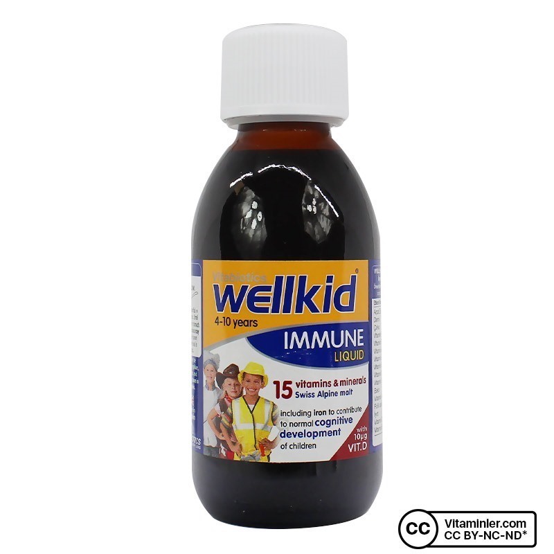 Vitabiotics Wellkid Immune Liquid Sıvı Multivitamin 150 mL | Vitaminler