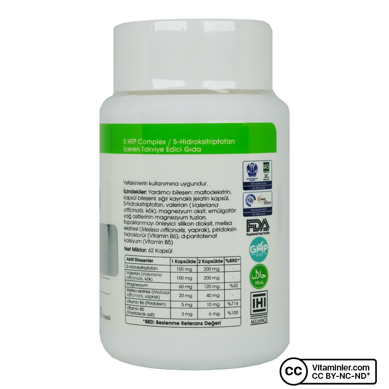 Voonka 5-HTP Complex 62 Kapsül - 5-HTP | Vitaminler
