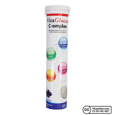 Allergo VitaGlucan C-omplex 20 Efervesan Tablet | Vitaminler