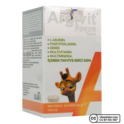 Argivit Focus 30 Tablet - Multivitaminler | Vitaminler