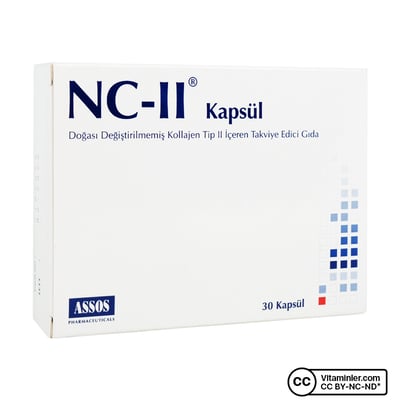 Assos NC-II Native Collagen Type II Kapsül 30 Kapsül | Vitaminler